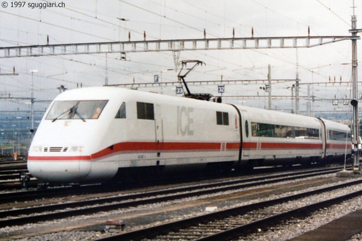 sguggiari.ch | Fotografie ferroviarie | DB ICE 1, Lausanne [1997]